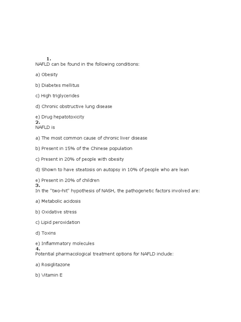 Understanding NAFLD: Causes and Treatments | PDF