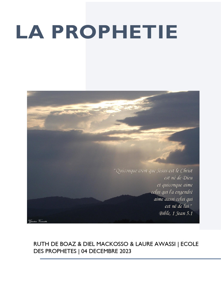 La Prophetie | PDF