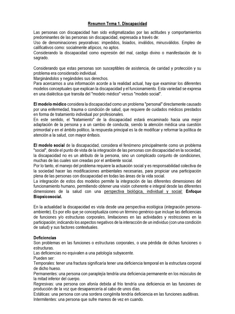 Resumen Tema 1 | PDF