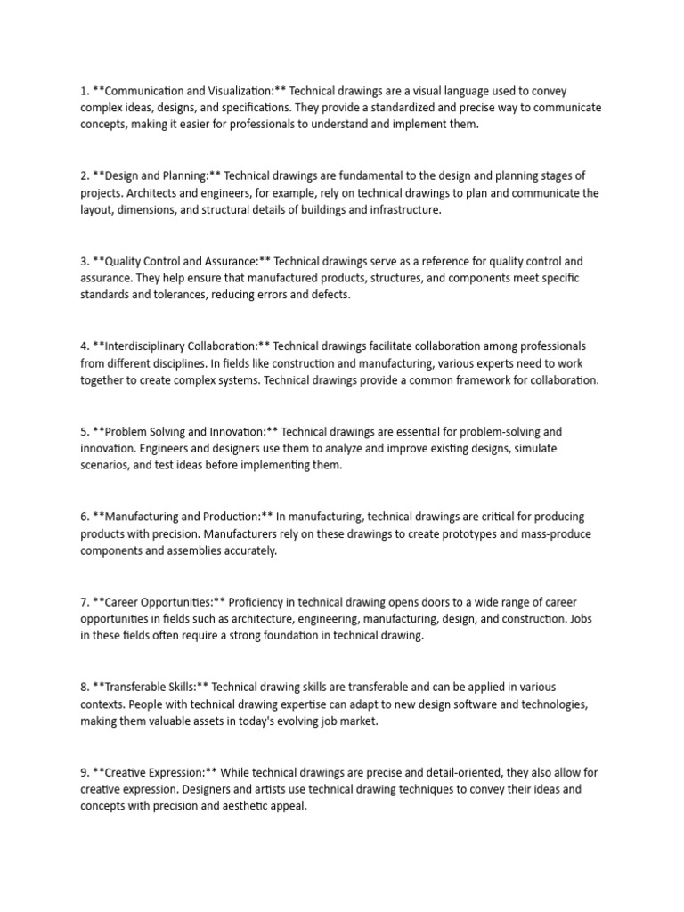 Info On Technical Drawing. | PDF | Technical Drawing | Computer Aided ...