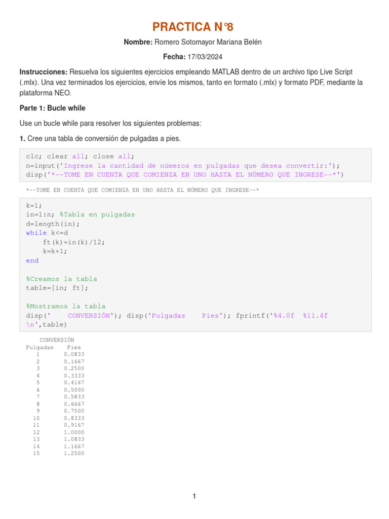 Ejercicios MATLAB: Bucles y Presión Etanol | PDF | Programación de computadoras | Informática