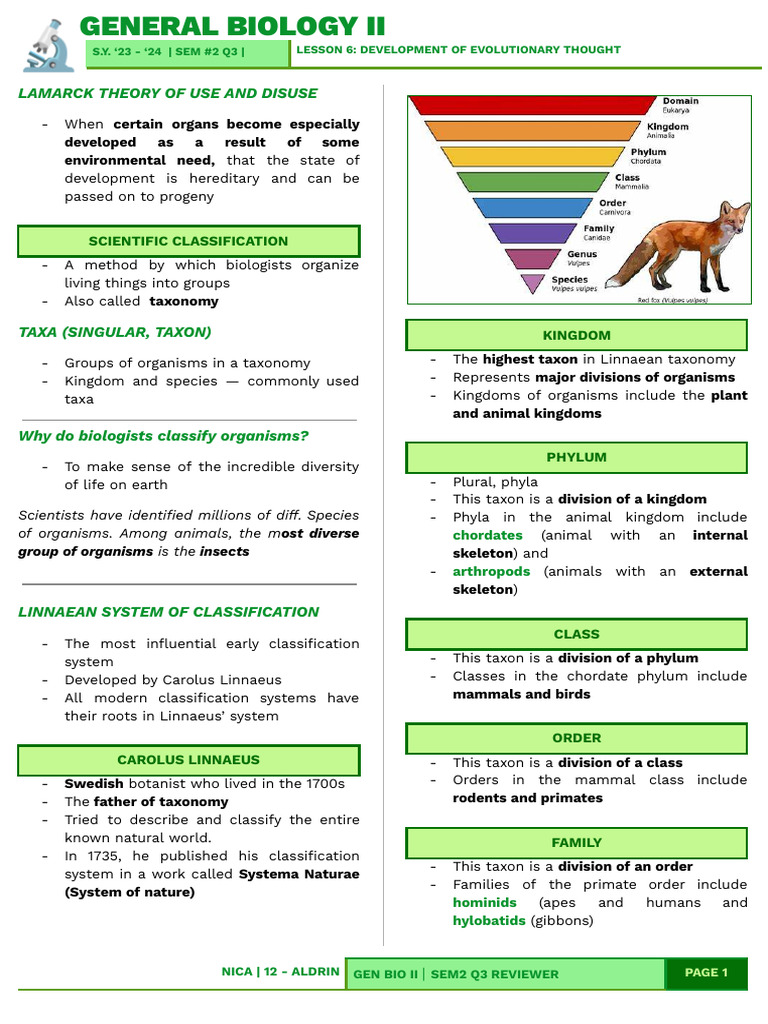 Gen Bio 2 Lesson 6 | PDF | Natural Selection | Heredity