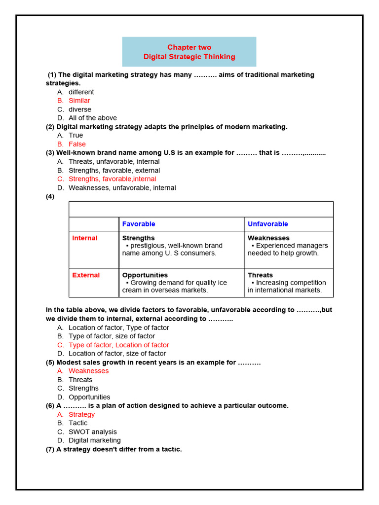 E. Commerce, 3bis, Chapter Two | PDF | Strategic Management | Digital Marketing