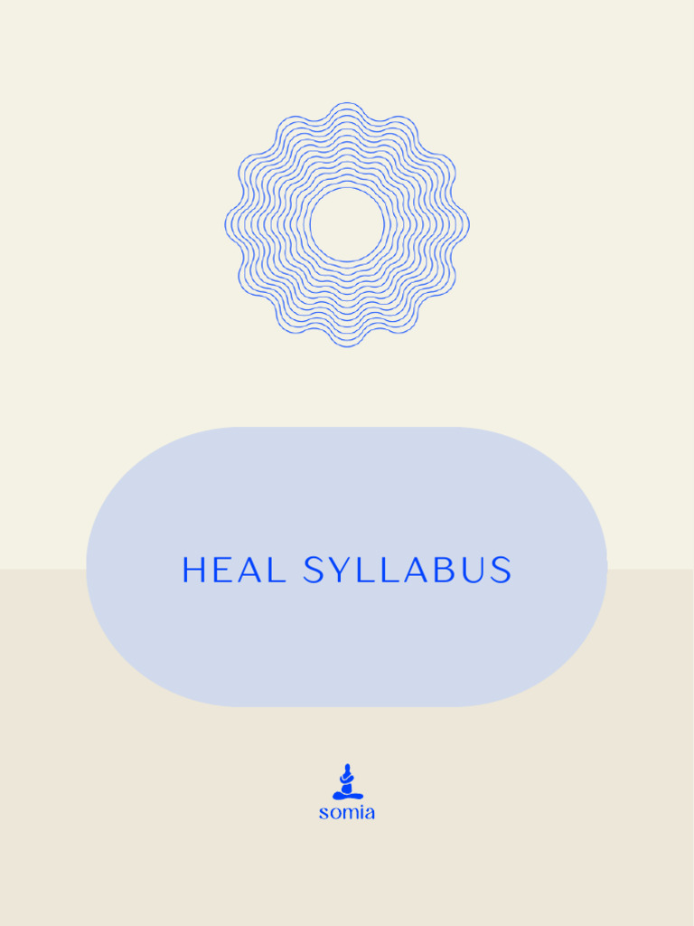 Heal Syllabus Table of Contents | PDF | Nervous System | Psychological Trauma