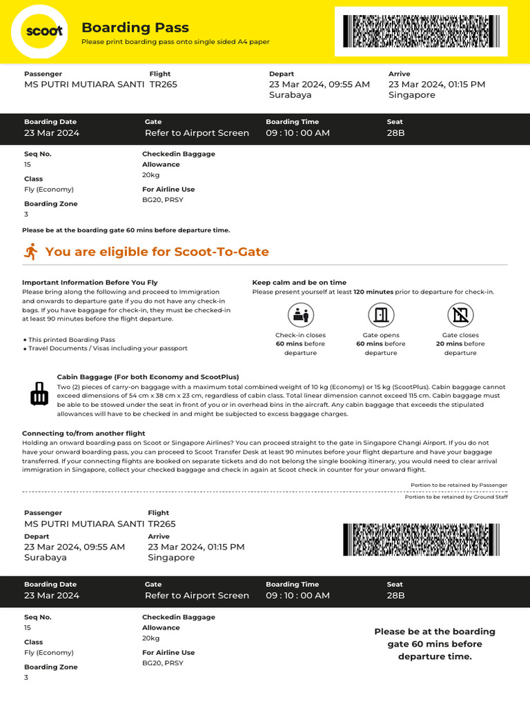 Putri Mutiara Santi - Boarding-Pass 23 March 2024 | PDF | Civil ...