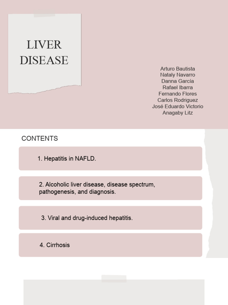 Liver Disease (Pathophysiology DT) | PDF