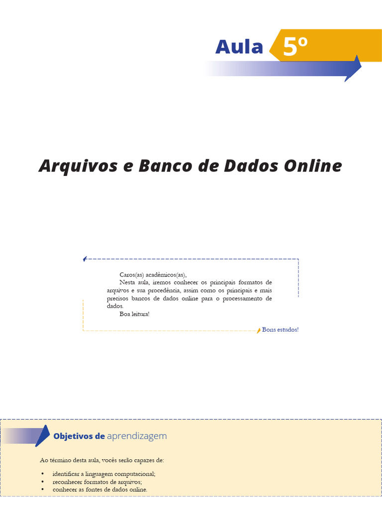 Aula 5 | PDF