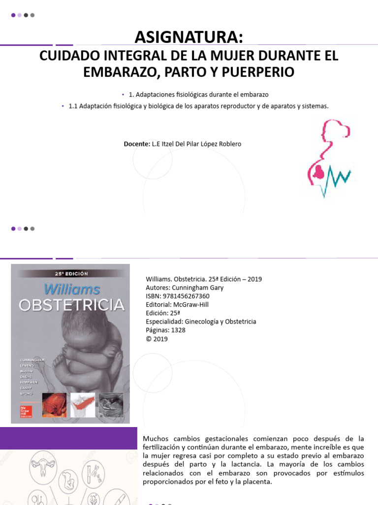 4.-CII Adaptaciones Fisiologicas Durante El Embarazo | Descargar gratis PDF | El embarazo | Feto