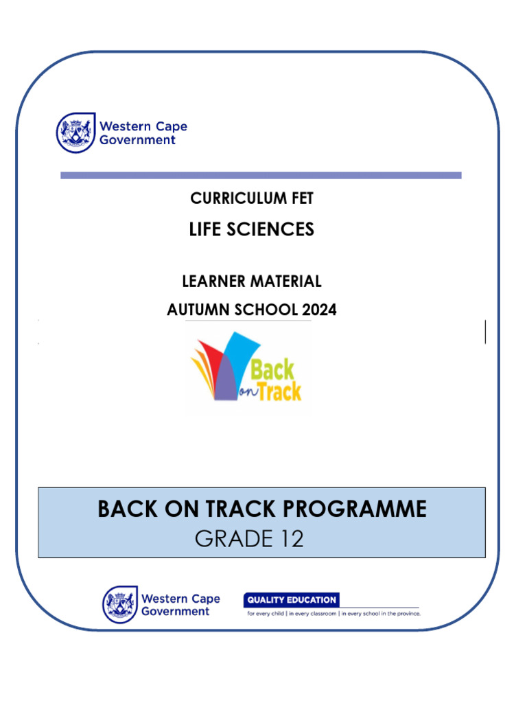 Grade 12 Life Sciences Curriculum 2024 | PDF | Menstrual Cycle | Ovary