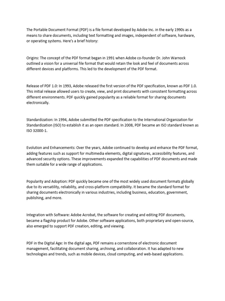 PDF File History | Download Free PDF | Multimedia | Computing