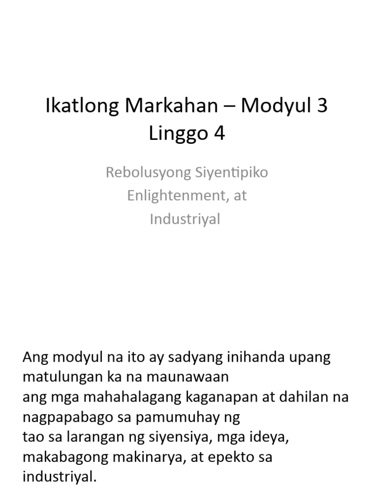 Ikatlong Markahan Modyul 3 | PDF