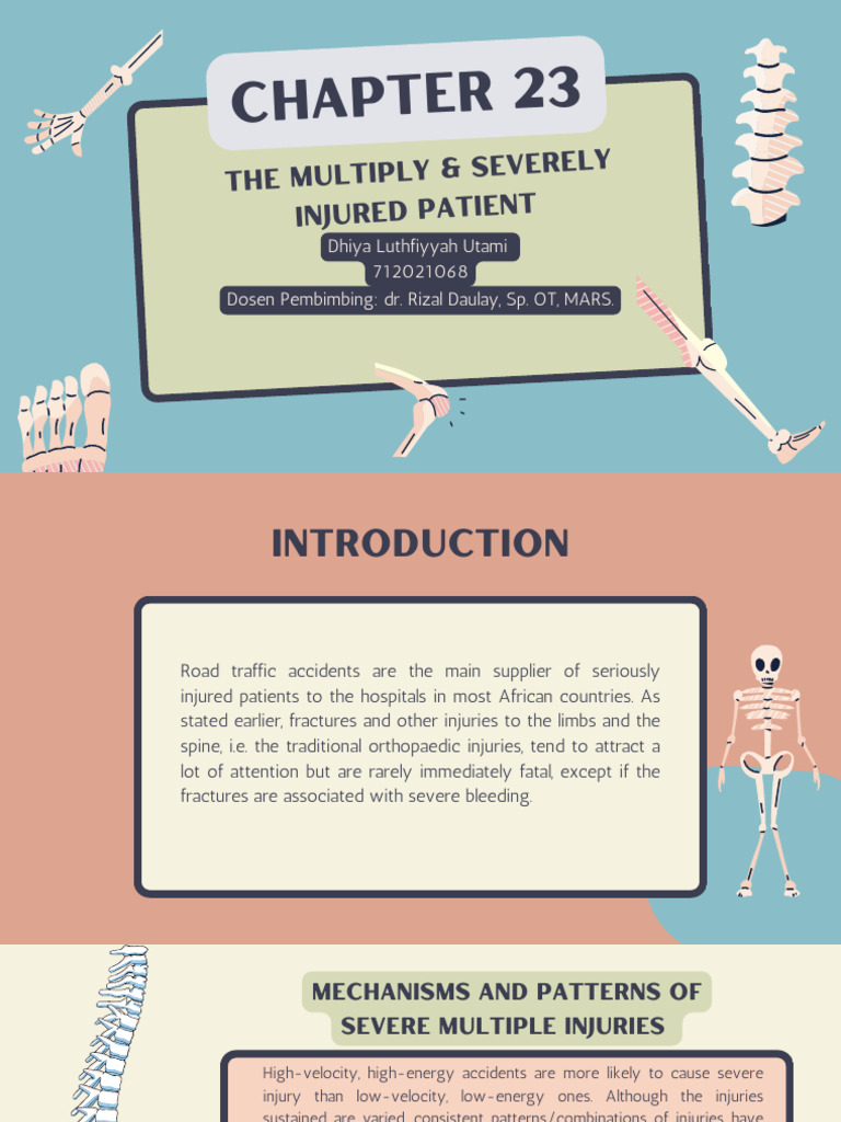 Chapter 23the Multiply & Severely Injured Patient | PDF | Emergency ...