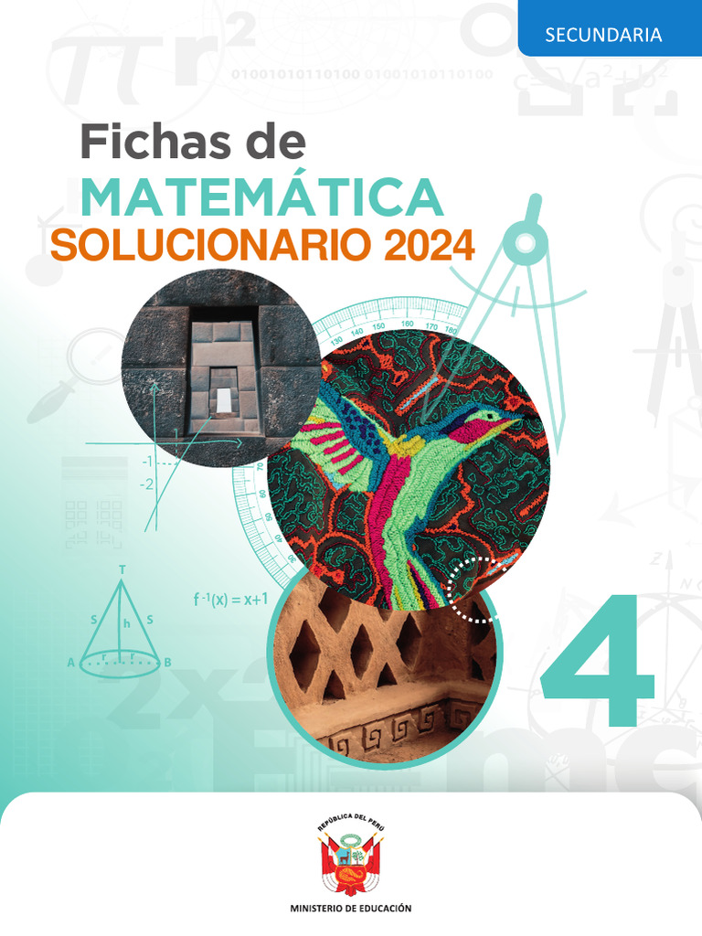 4º Cuadernillo 2024 Matemática - SOLUCIONARIO | PDF