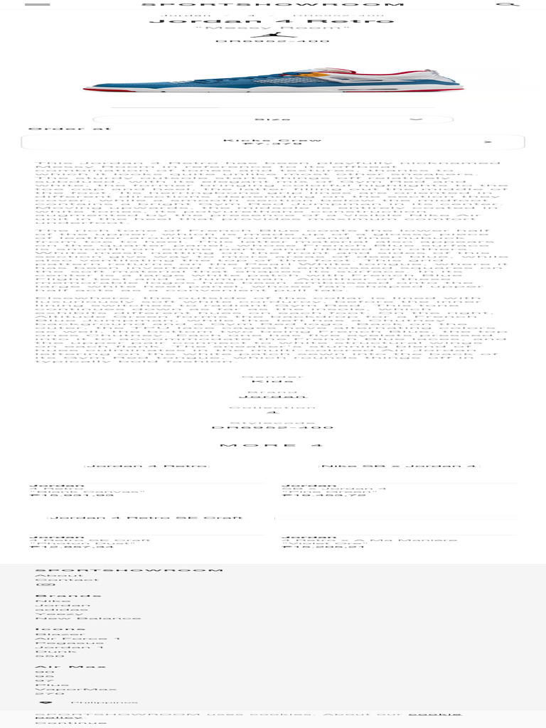 Jordan 4 Retro Messy Room DR6952-400 SPORTS | PDF | Shoe | Fashion