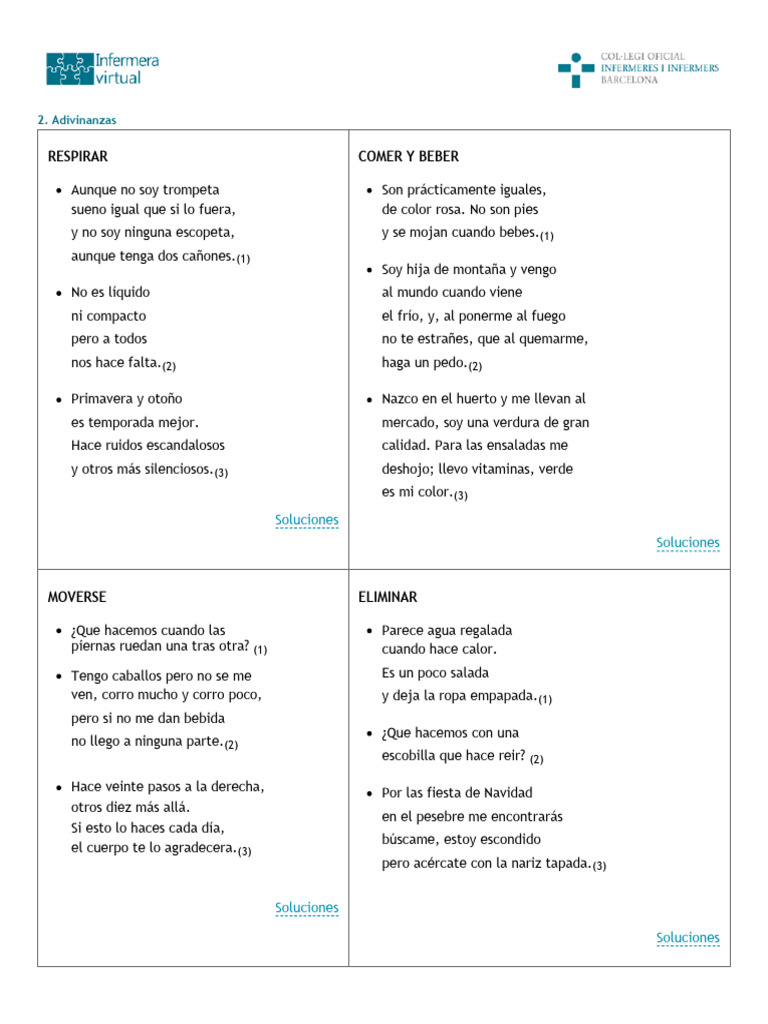 Taulell Adivinanzas | PDF