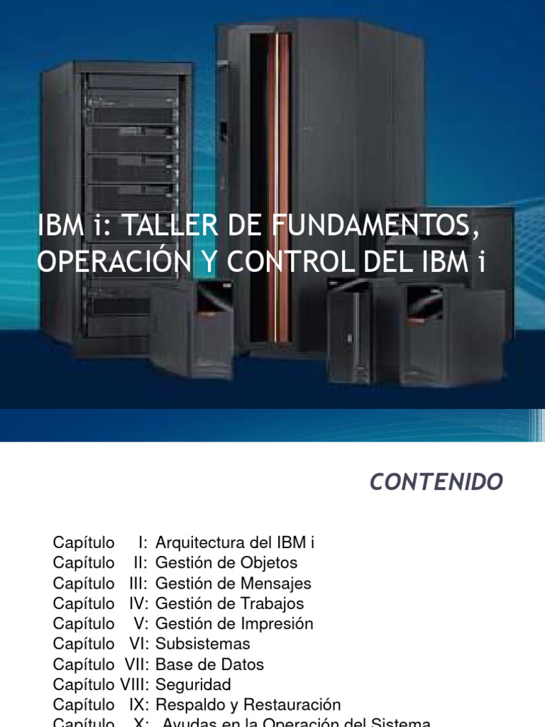 Fundamentos y Gestión del IBM i | PDF | Archivo de computadora ...