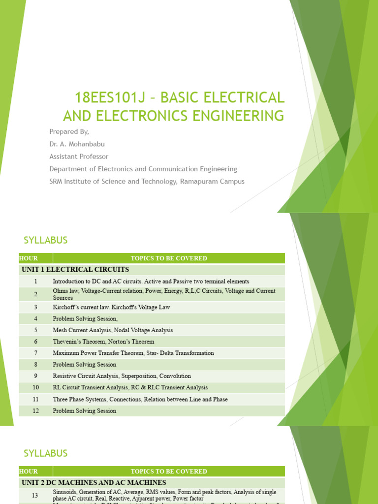 Introduction and Mesh, Nodal | PDF | Series And Parallel Circuits | Electrical Network