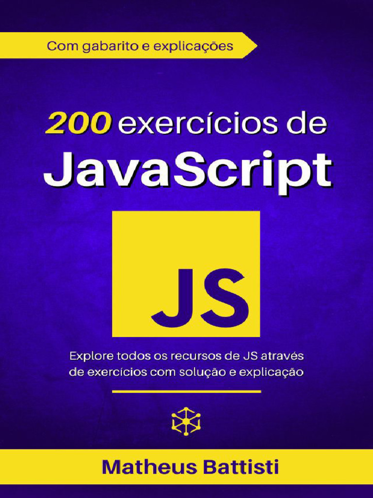 200 Exercícios de JavaScript Fortaleça Suas Habilidades Com Desafios ...