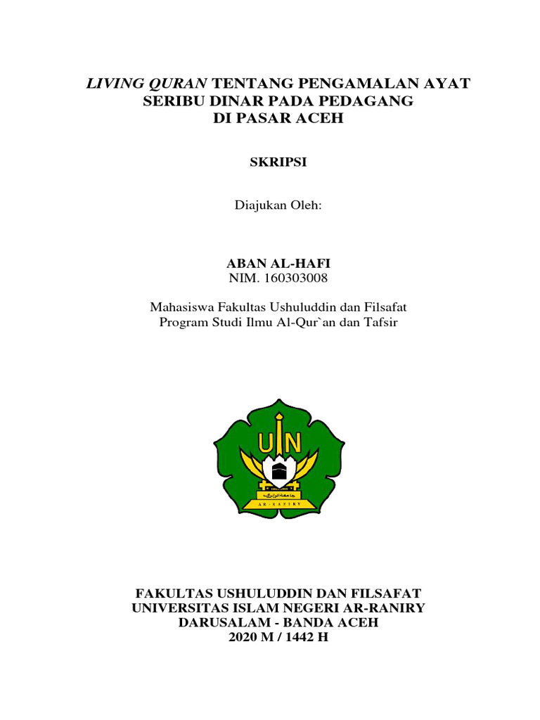 Aban Al-Hafi, 160303008, FUF, IAT, 082370364307 | PDF