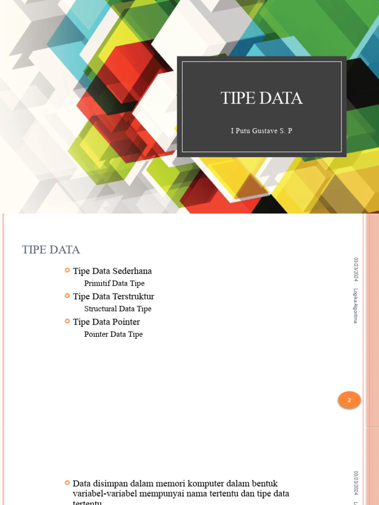 Tipe Data | PDF