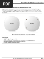 HPE Aruba AP-505 Datasheet Overview | PDF | Wi Fi | Computer Network