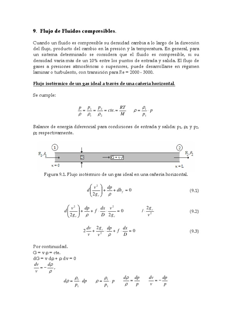 Cap 09 Flujo de Fluidos Compresibles | Boquilla | Propiedades ...