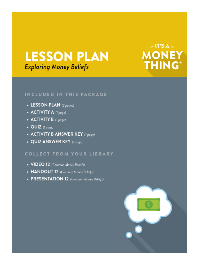 Exploring Money Beliefs | PDF | Behavior | Human Communication