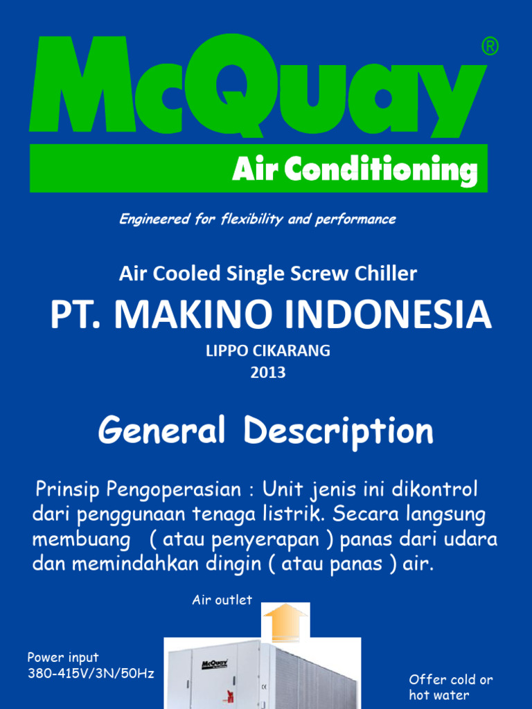 Makino Indonesia MCS | PDF