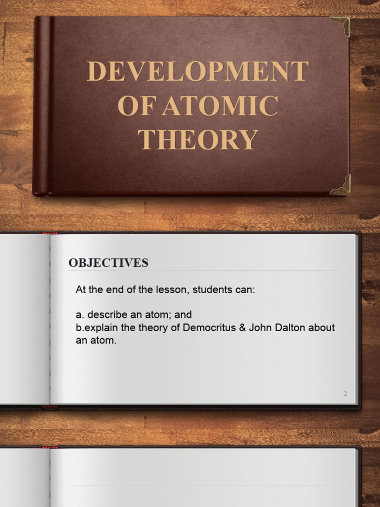 Development of Atomic Theory | PDF | Atoms | Matter