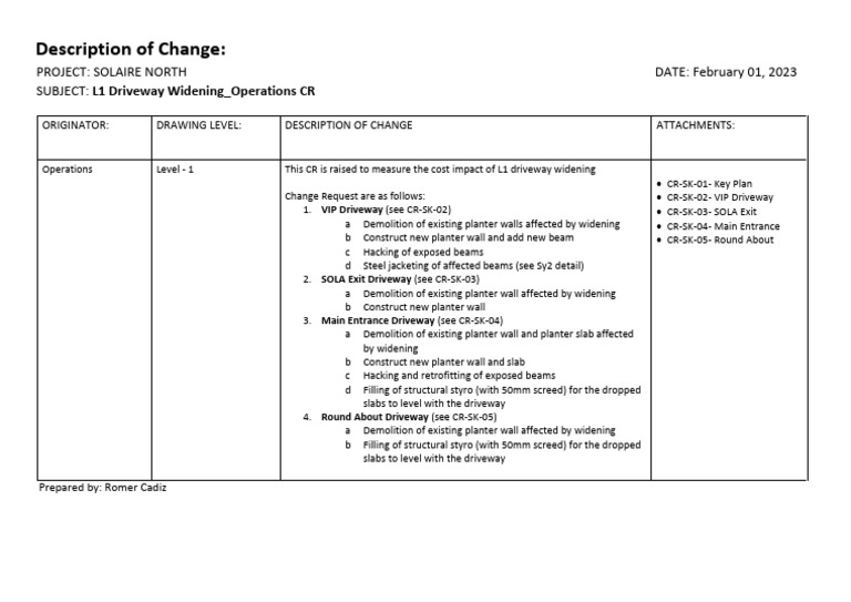 1 Description of Change | PDF | Structural Engineering | Building ...