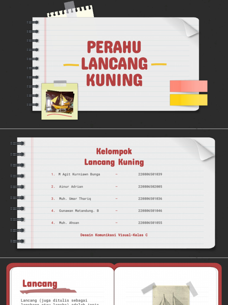 Sejarah dan Struktur Kapal Lancang Kuning | PDF