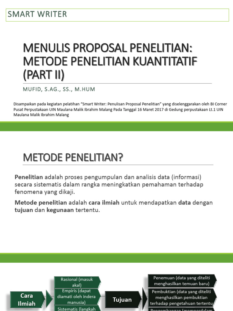 Menulis Proposal Penelitian | PDF