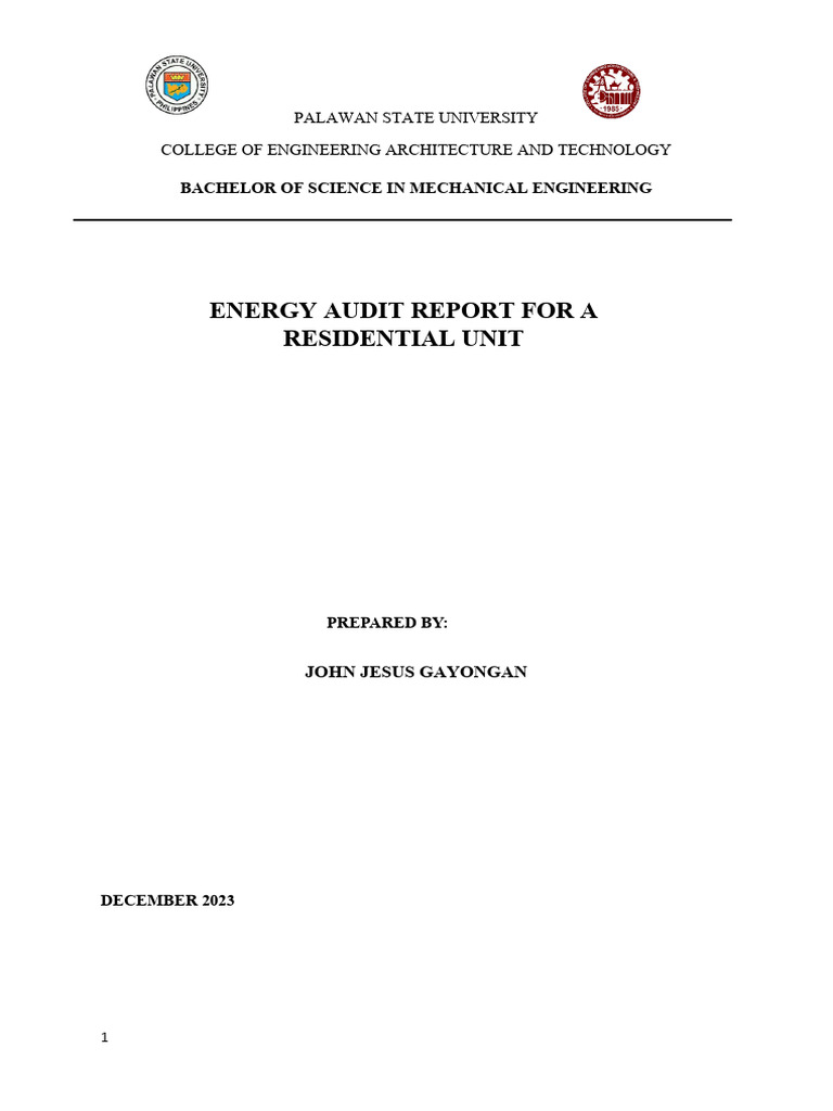 Energy Audit | Download Free PDF | Energy Conservation | Efficient ...