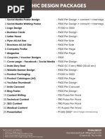 Graphic Design Price List in India | PDF | Graphic Design ...