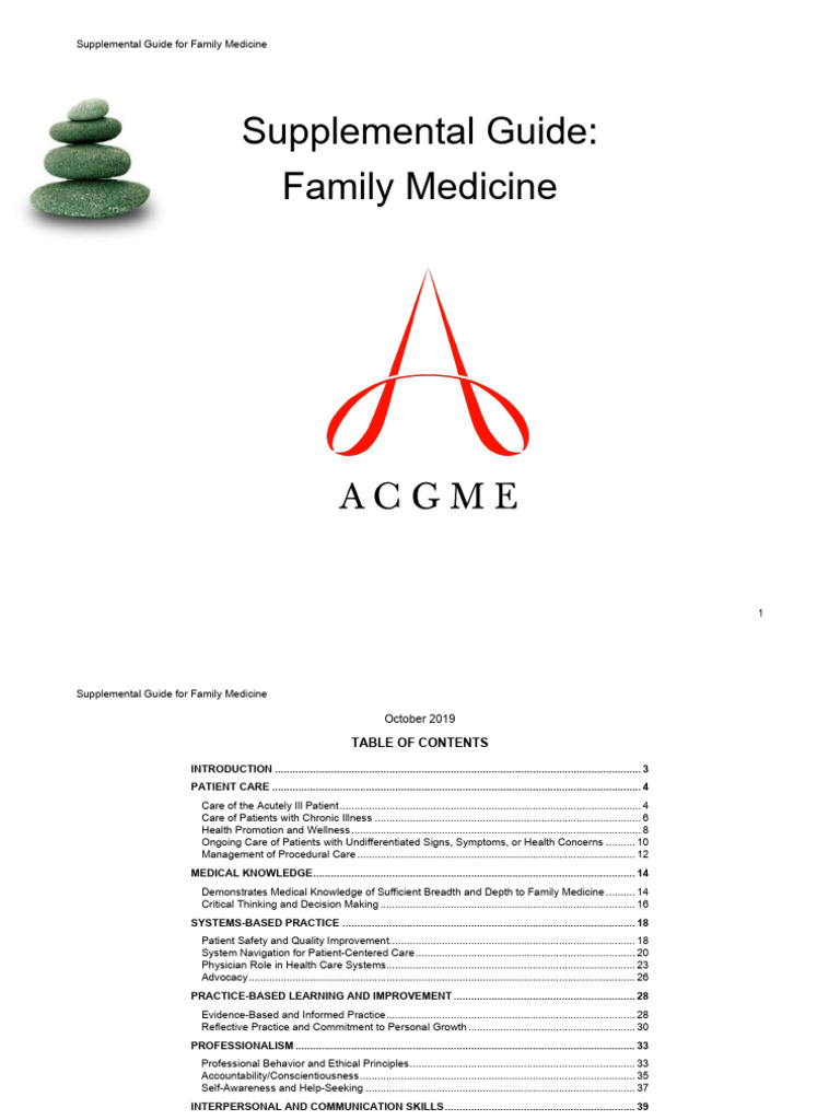 Family Medicine Supplemental Guide | PDF | Hypertension | Patient Safety