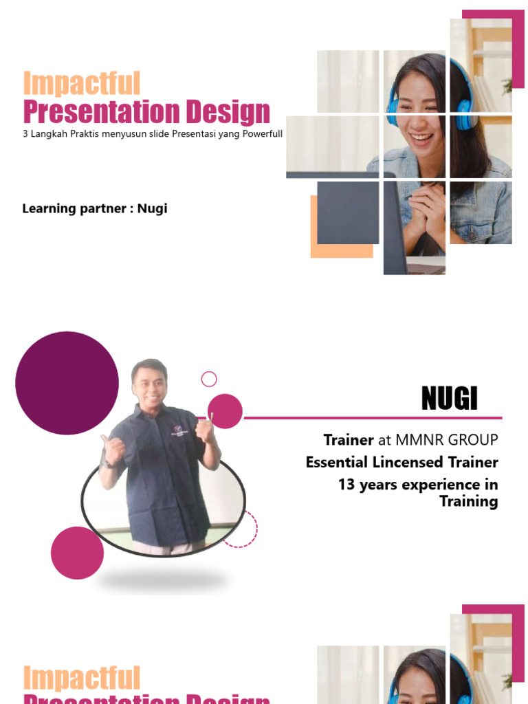 Materi Training Presentation Design Comp | PDF