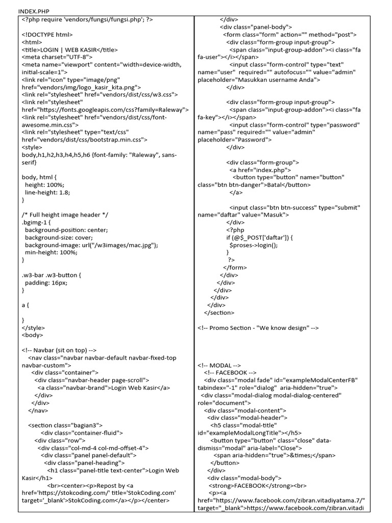 Koding Kasir 2024 | PDF | Computer Security | Security
