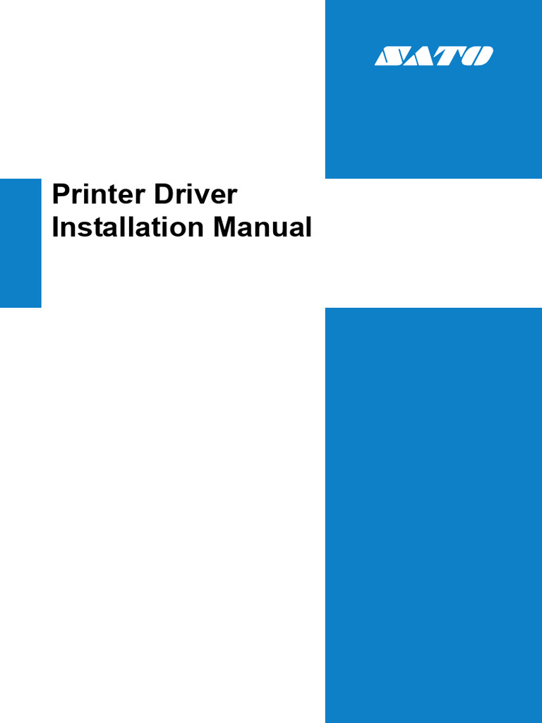 Printer Driver Installation Manual EN | PDF | Installation (Computer ...