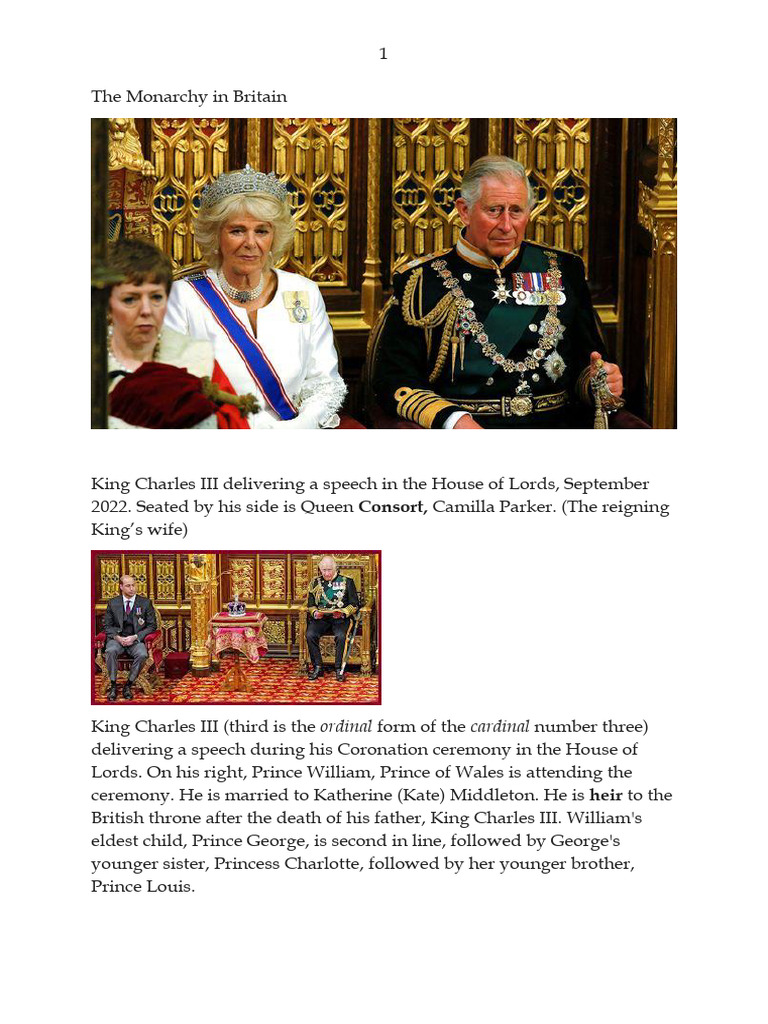 Understanding the British Monarchy | PDF | Monarchy Of The United ...