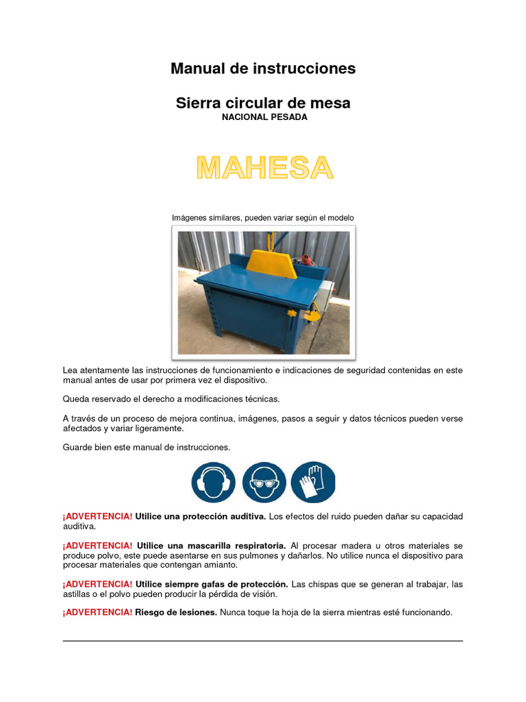 Manual de Uso Sc-2756 Mahesa | PDF | Enchufes y tomas de corriente ...