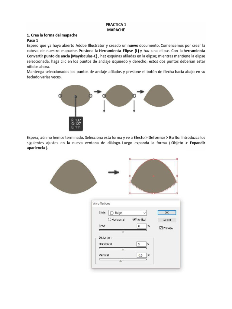 Practicas de Ilustrator | PDF | Ventana (informática) | Elipse