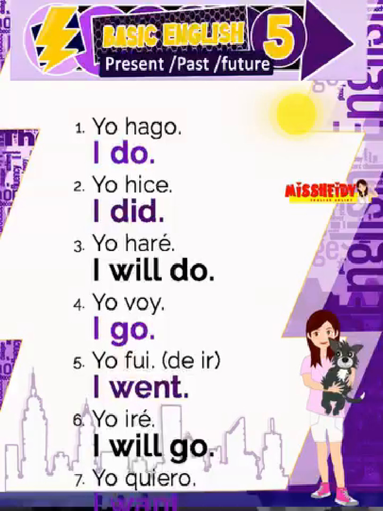 Presente Pasado Y Futuro De Verbos Pdf