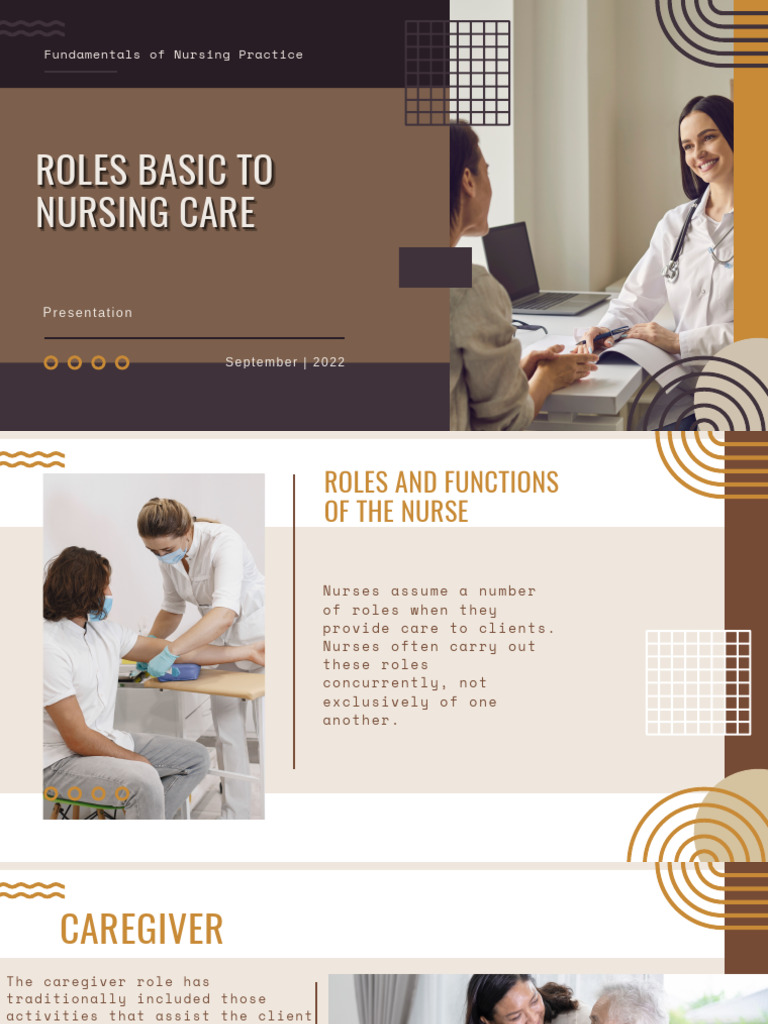 Roles Basic To Nursing Care | PDF