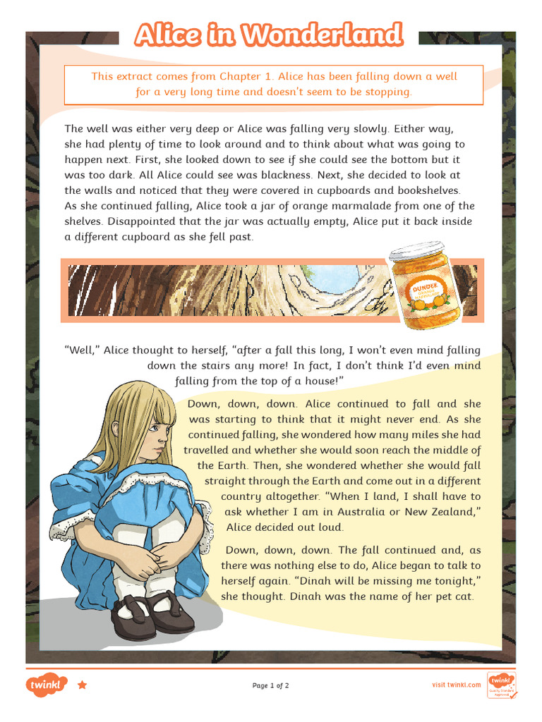 t2 e 41966 Lks2 Alice in Wonderland Differentiated Reading ...