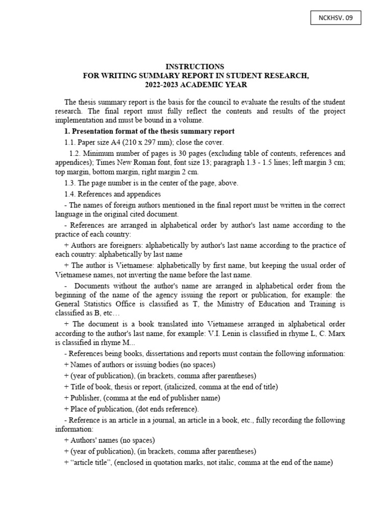 NCKHSV. 09 | PDF | Bracket | Comma