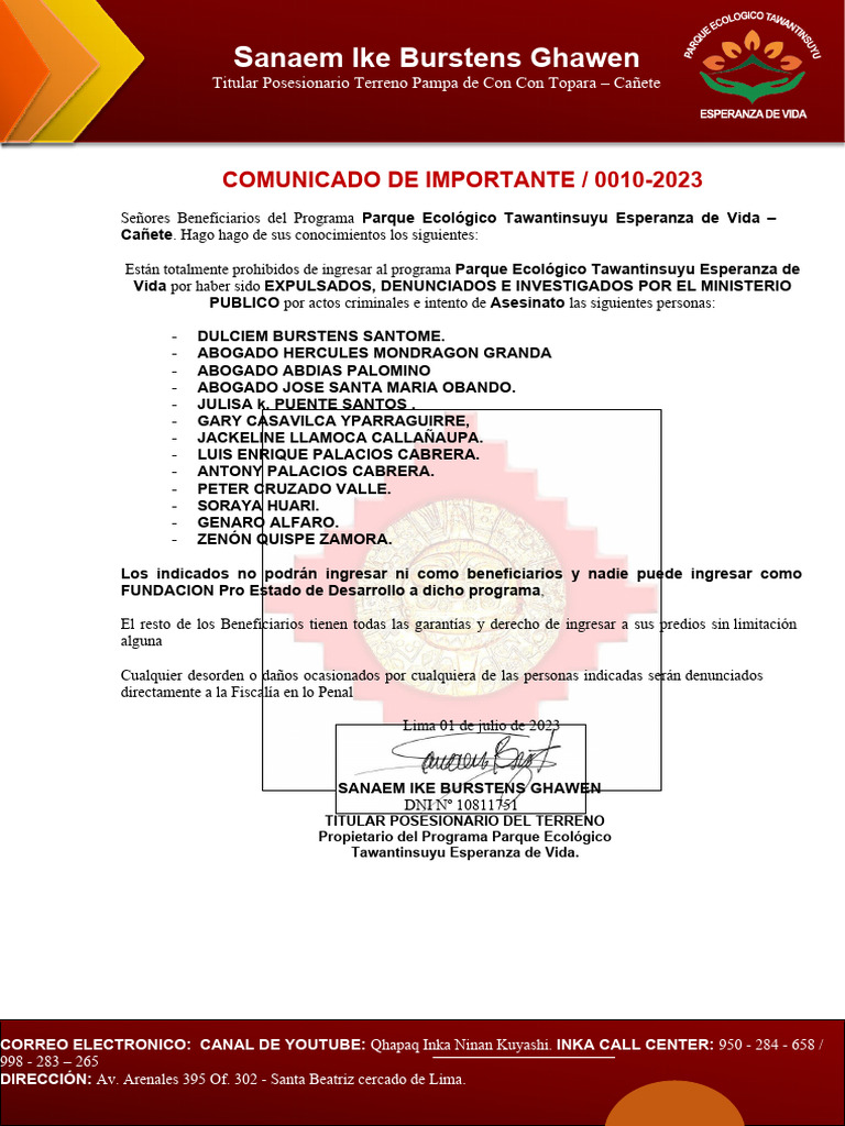 Tipo Se Comunicado | PDF