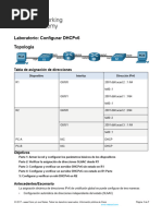 8.5.1 Lab - Configure DHCPv6 | PDF | Enrutador (Computación) | Yo Pv6