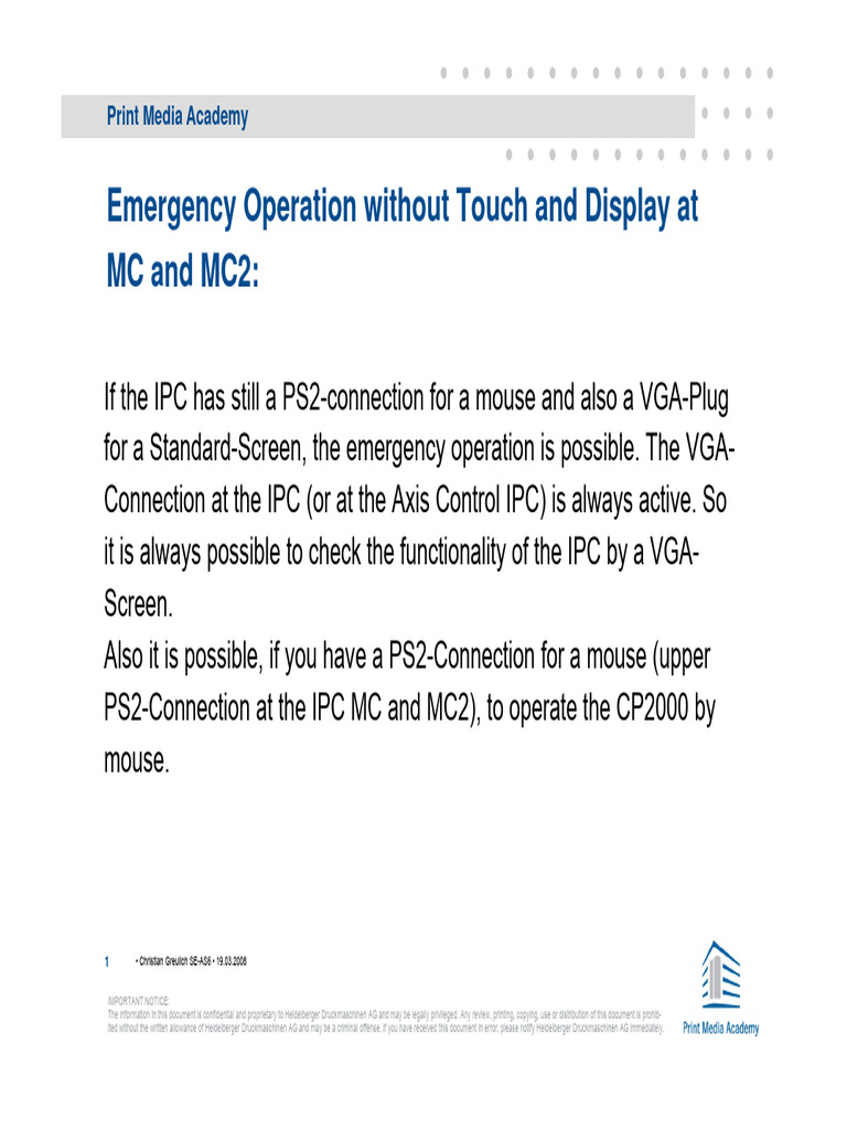 CP2000 Oper Emergencial | PDF | Computing | Computer Hardware