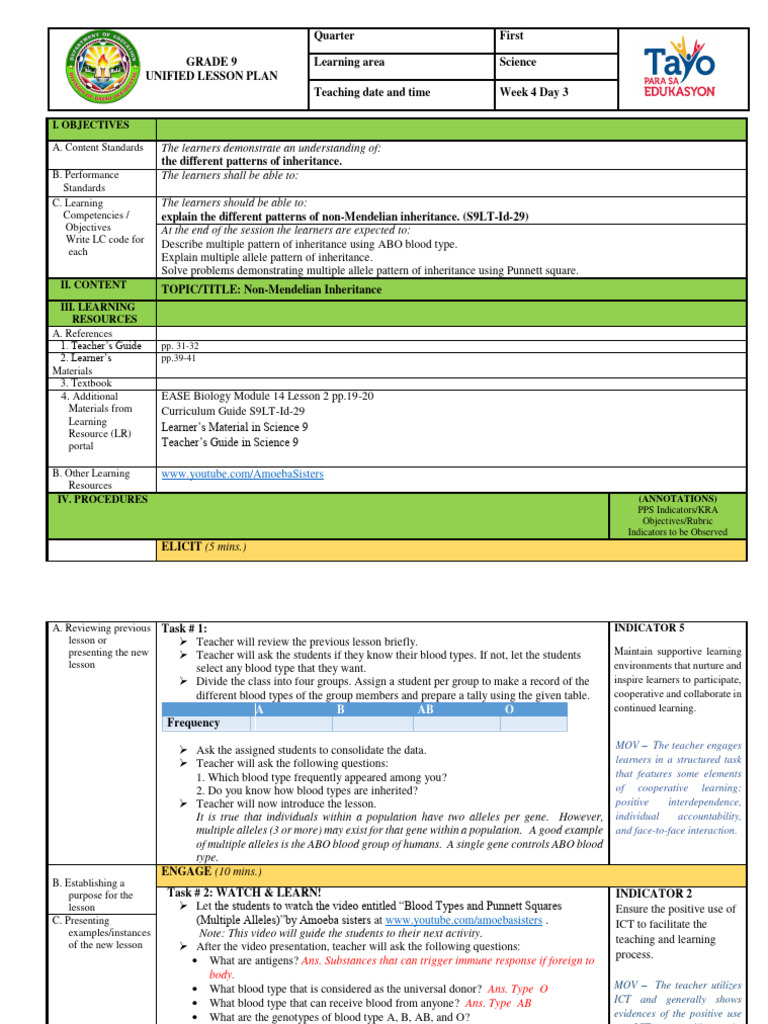 Grade 9 - 1st Quarter - Week 4 - Day 3 | PDF