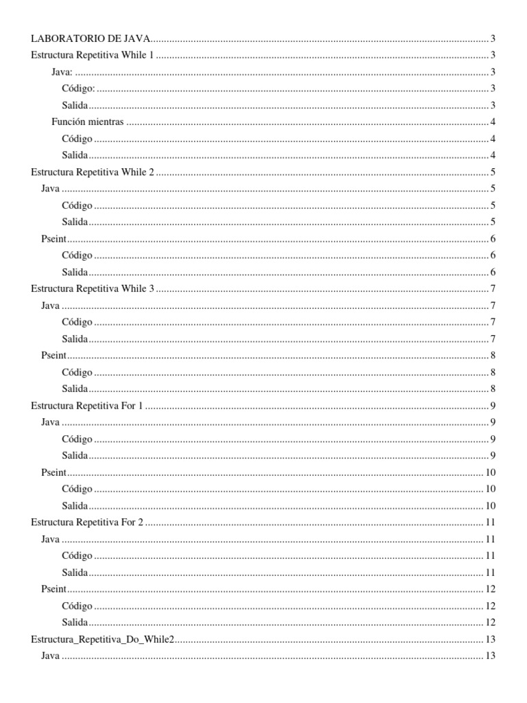 2do Laboratorio Java | PDF | Java (lenguaje de programación) | Ingeniería de software